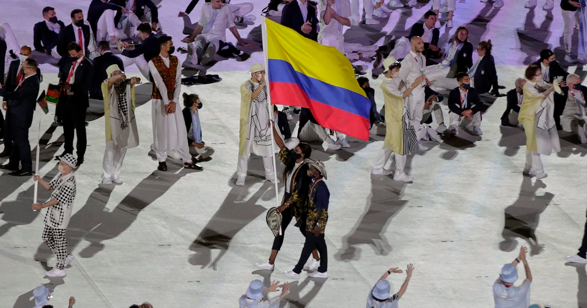 Estos fueron los abanderados de Colombia en la inauguración de los Juegos Olímpicos de Tokio ...